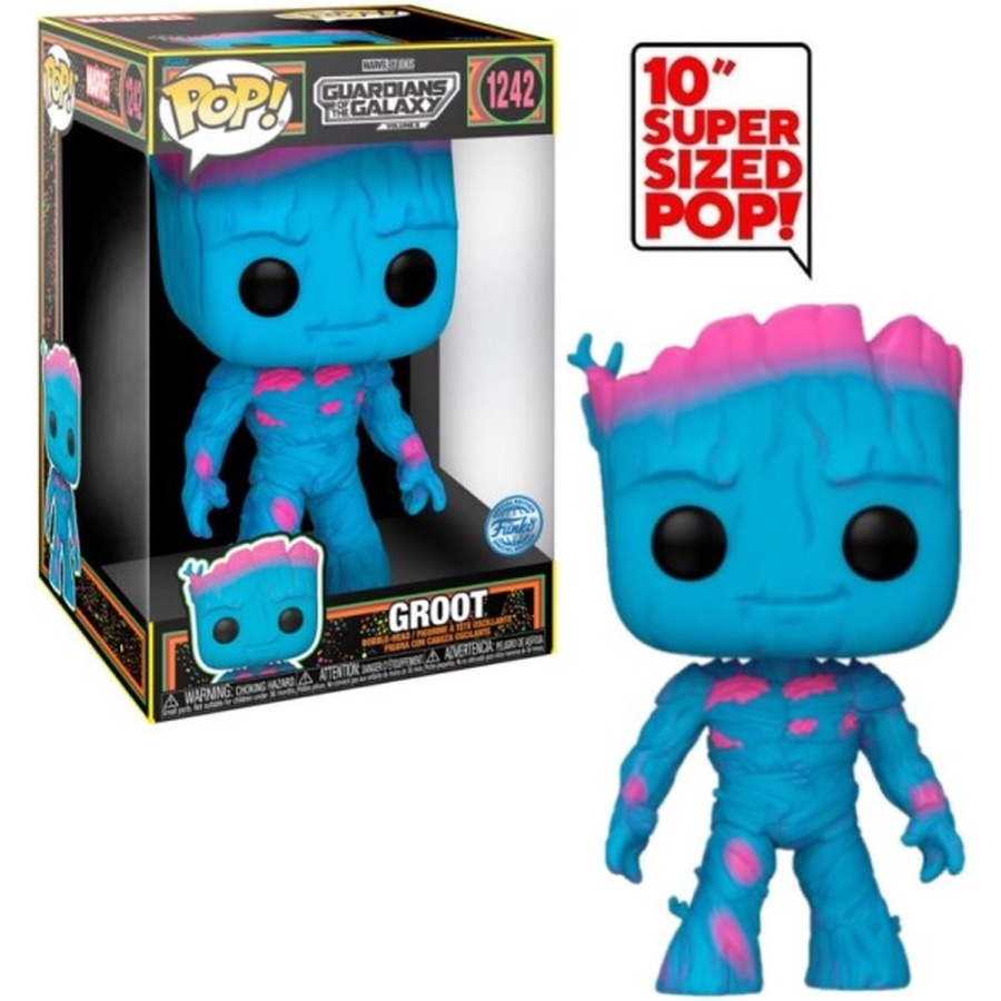 Funko Pop Groot #1242 (10 Inch) (Blacklight Special Edition)